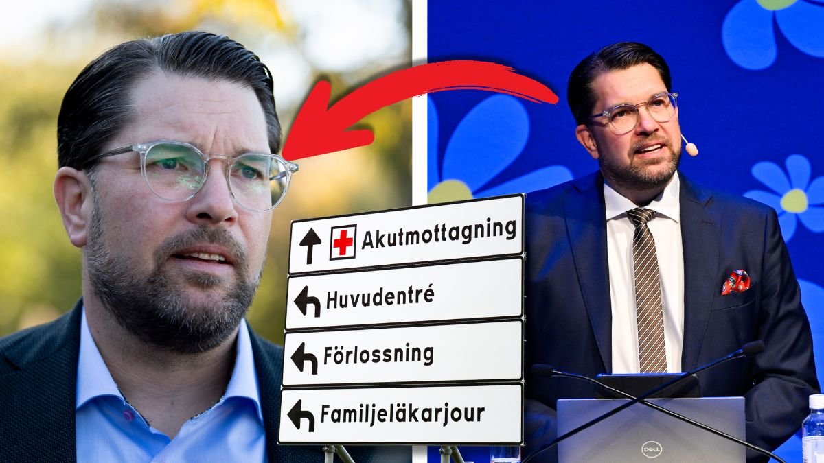 Jimmie Åkesson i olycka – fick söka akutvård