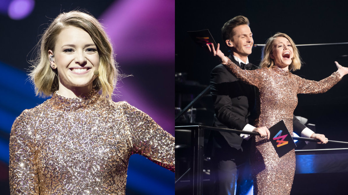 Nu svarar Clara Henry på gravidryktet: "Därför putar magen ut"