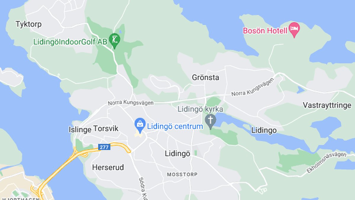 Lidingö: Polisen rapporterar om brand