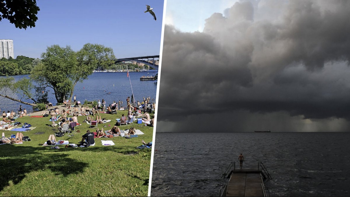 Slut på högsommarvärmen – nu kommer regn och kyla