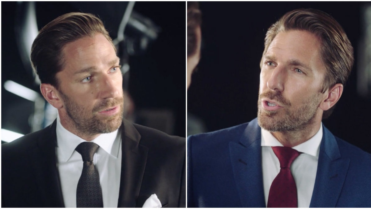 Här blir Henke utkonkurrerad från reklamen: "De ville ha ett nytt fejs"