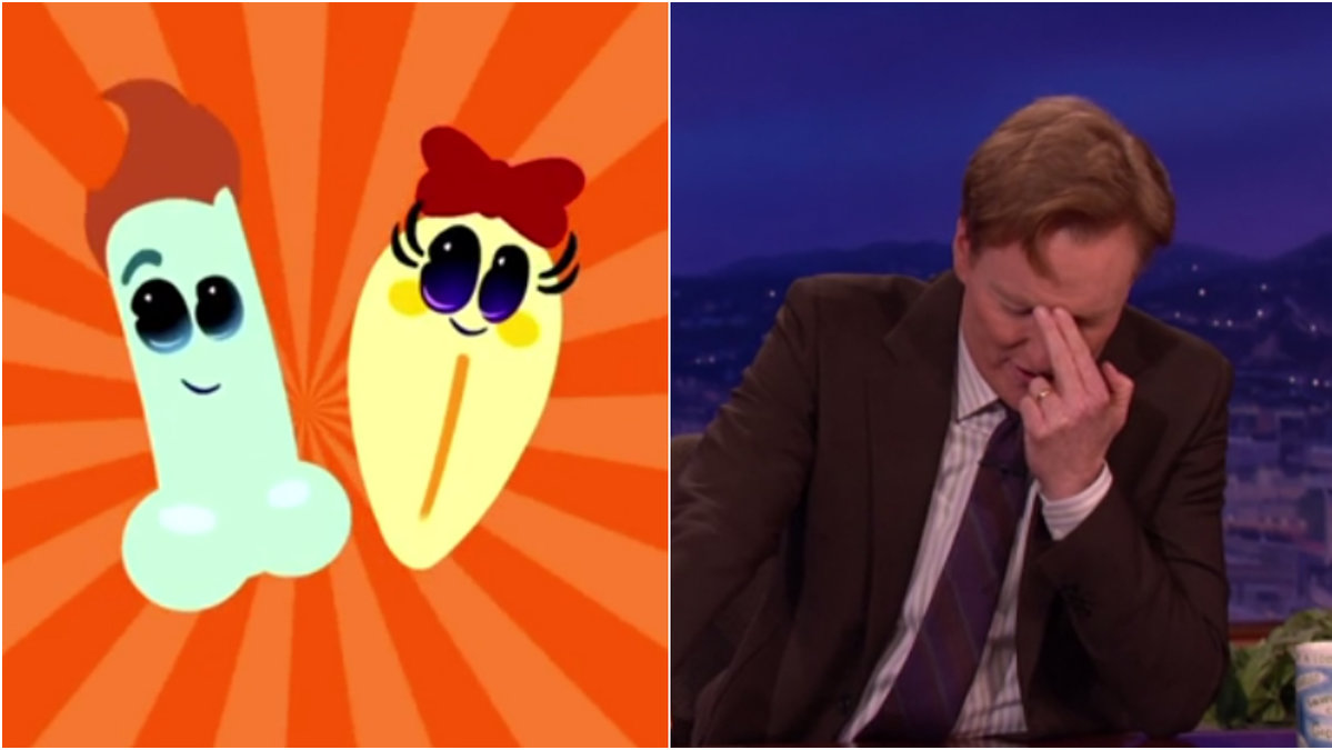 Snoppen och snippan gör succé i USA – se Conans reaktion