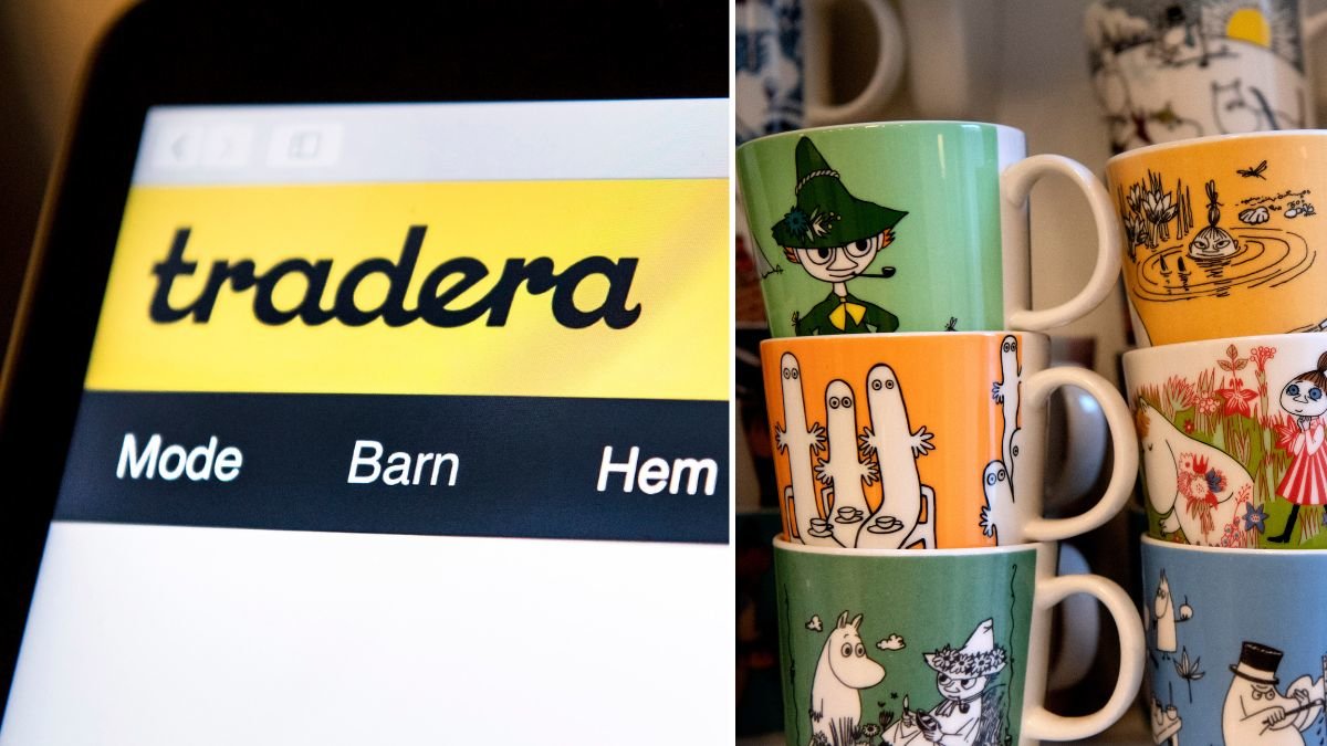 Muminmuggen såldes för 9 000 kronor på auktion