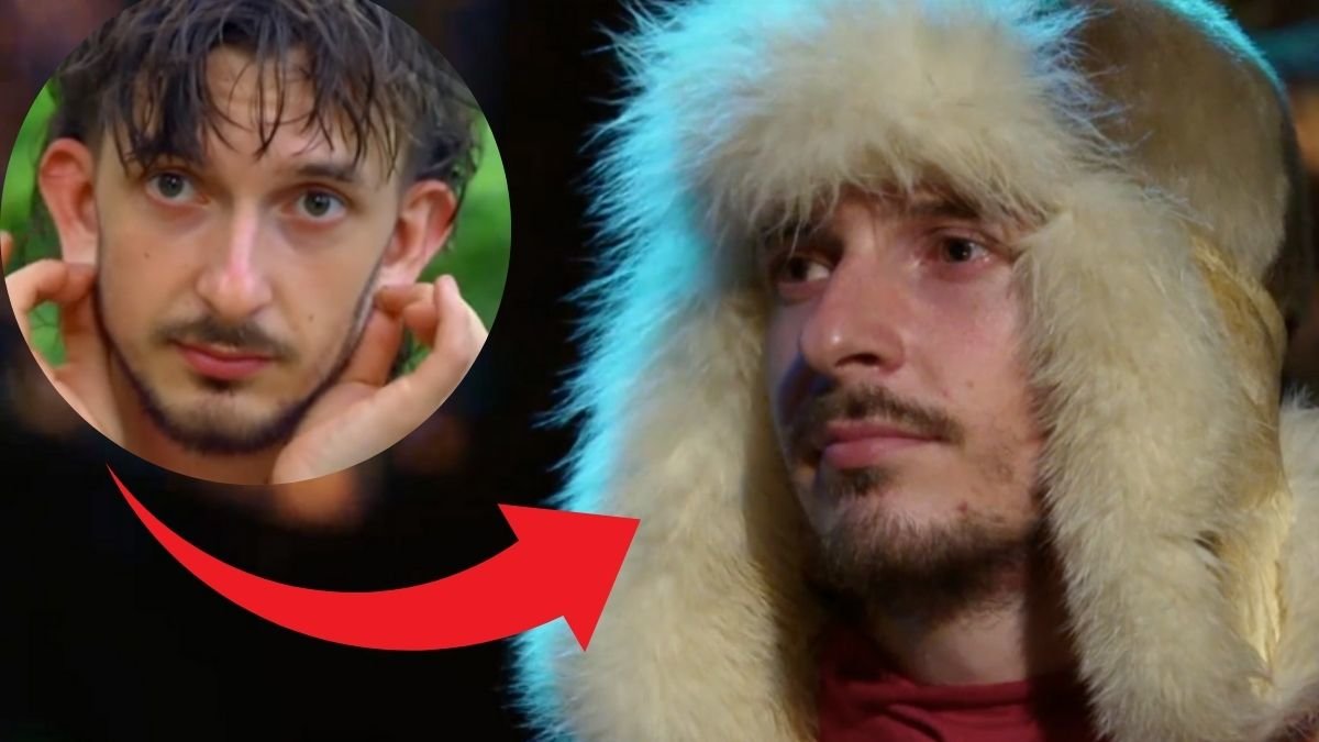 Robinson-Nutti har pälsmössa på sig – trots värmen på ön