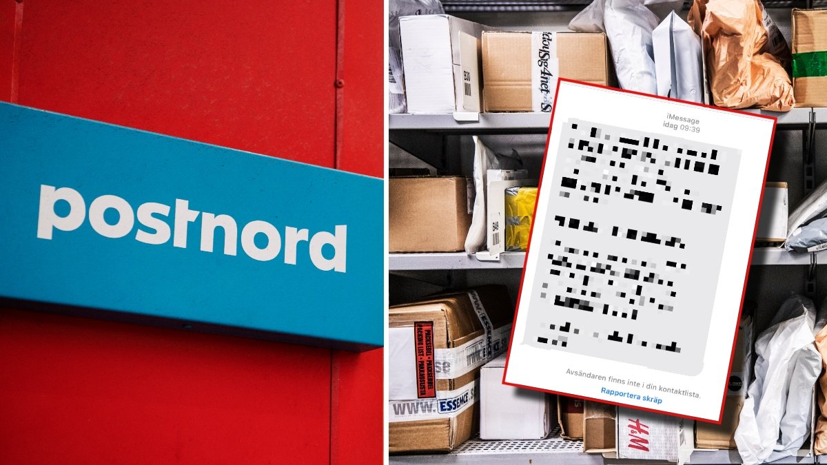 Fått detta sms från Postnord? Då ska du se upp