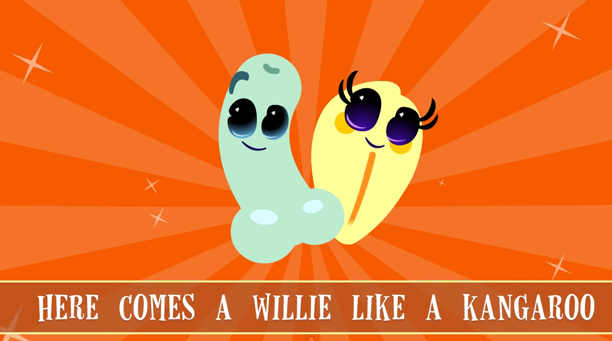 Willie and Twinkle – här är snipp- och snopp-sången på engelska