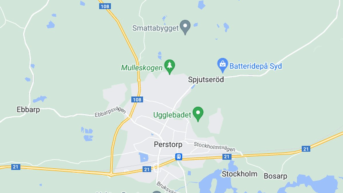 Polisen rapporterar om brand, Perstorp