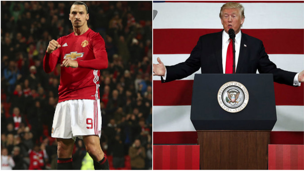 Vem sa vad? Zlatan Ibrahimović eller Donald Trump