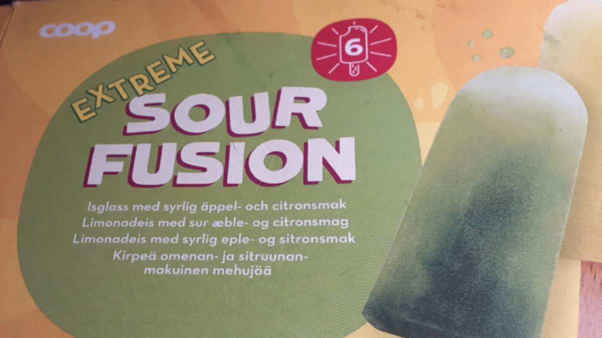 Sur glass saknade varningstext – stoppas