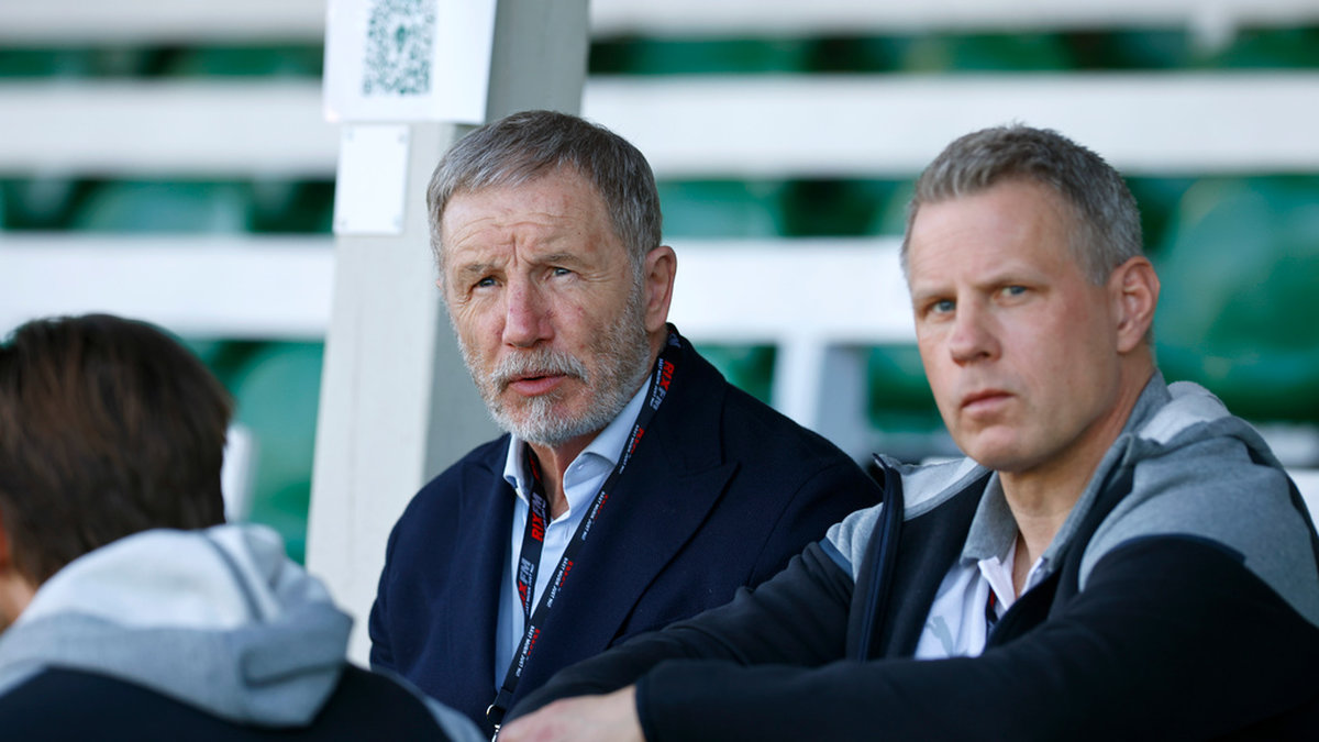 Baxter på läktaren när HIF förlorade igen