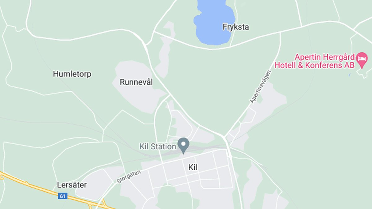 Polisen i Kil rapporterar om brand