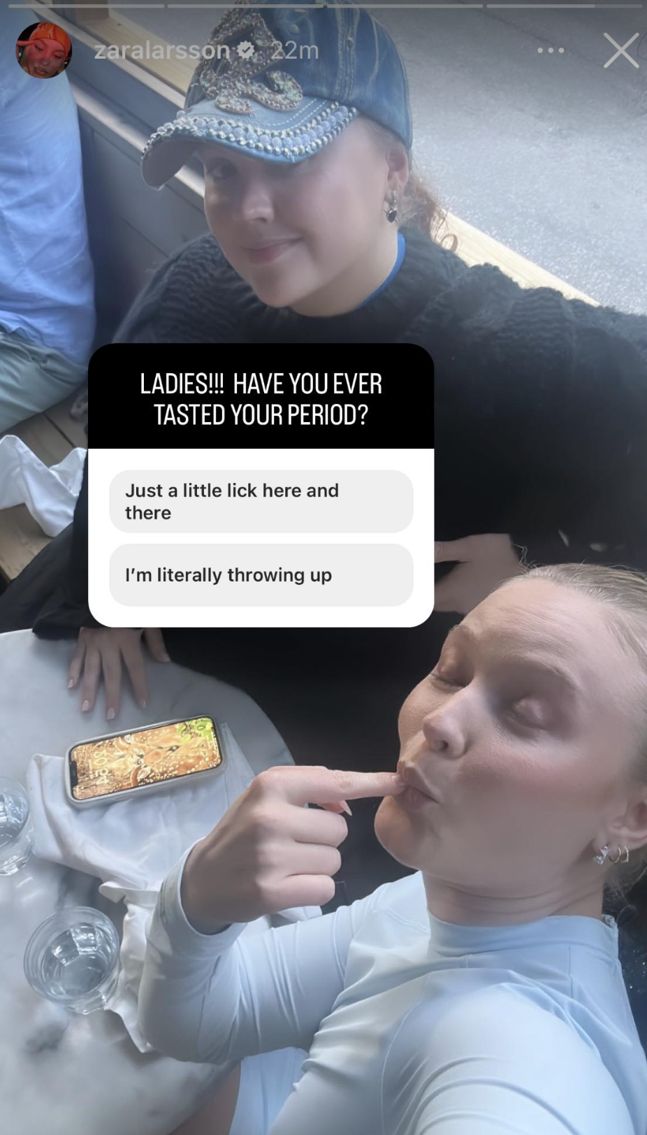 Zara Larsson ställde vidriga frågor på Instagram – följarna i chock