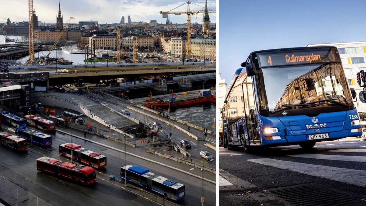 Nya terminalen i Slussen för liten: Bussarna får inte plats