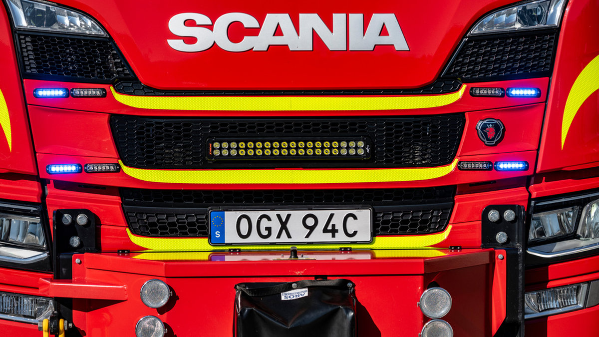 Brand på Orust – risk för spridning