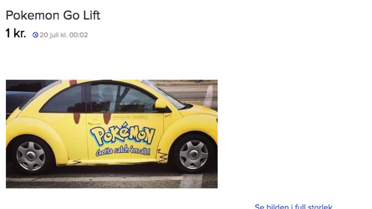 Jesper har startat Pokémon-taxi – kör runt till de bästa platserna