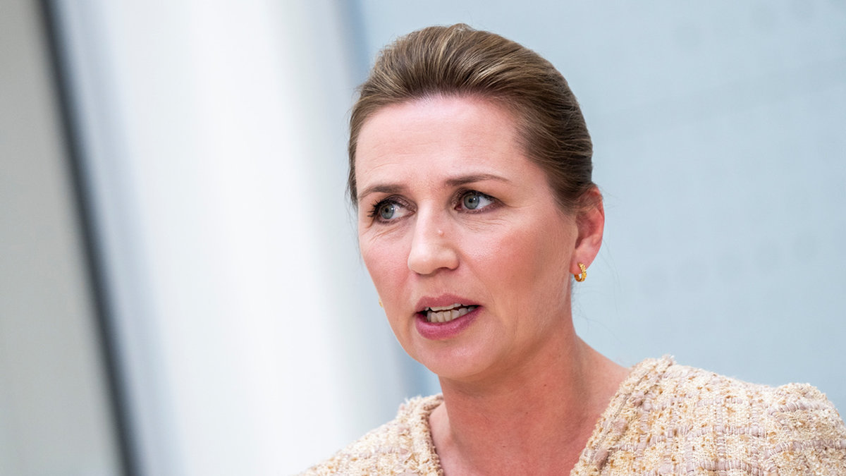 Mette Frederiksen till Vita huset