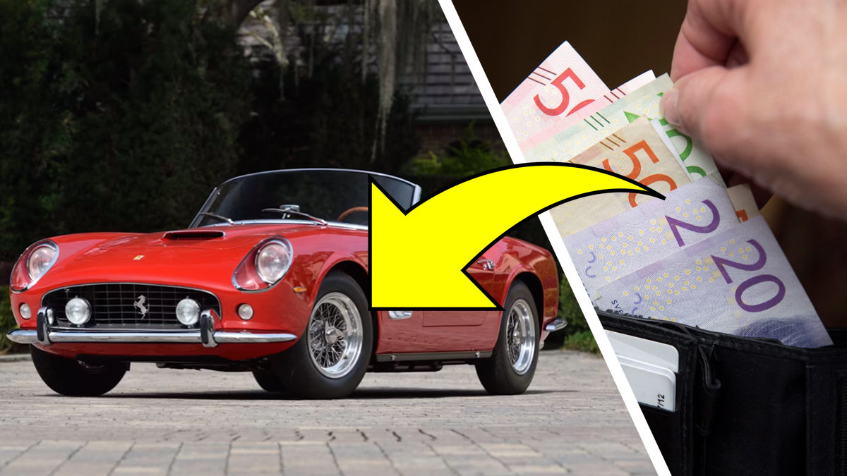 Dyraste bilen som såldes 2024 kostade 5 000 årslöner