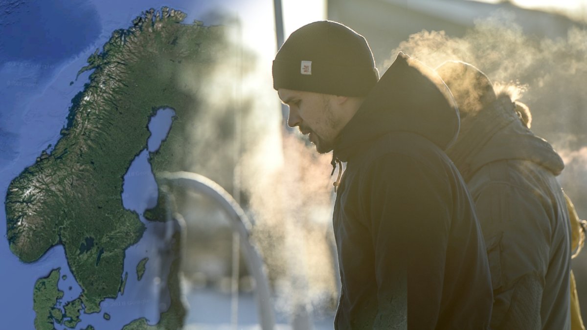 Här var det minusgrader i Sverige inatt