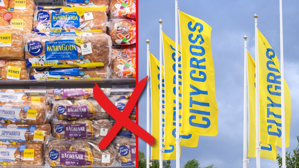 Varor för 100 000 kronor måste slängas på City Gross-butik