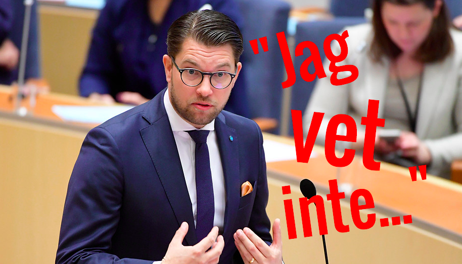 Jimmie Åkesson om SD:s nazistiska rötter: "Jag vet inte"