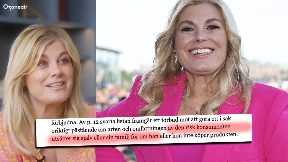 Pernilla Wahlgren ambassadör för hårt kritiserade Ozoneair: "Spelar på ...