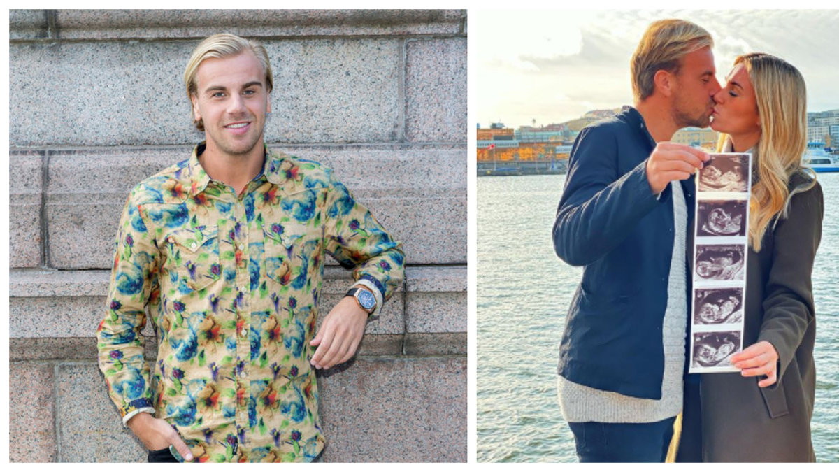 Paradise Hotel-profilen Robin "Mos" Andersson ska bli pappa