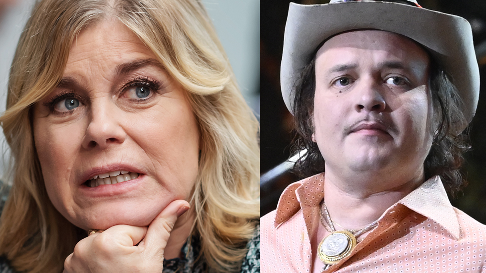 Det skrev Pernilla Wahlgren till David Ritschard efter hans kollaps