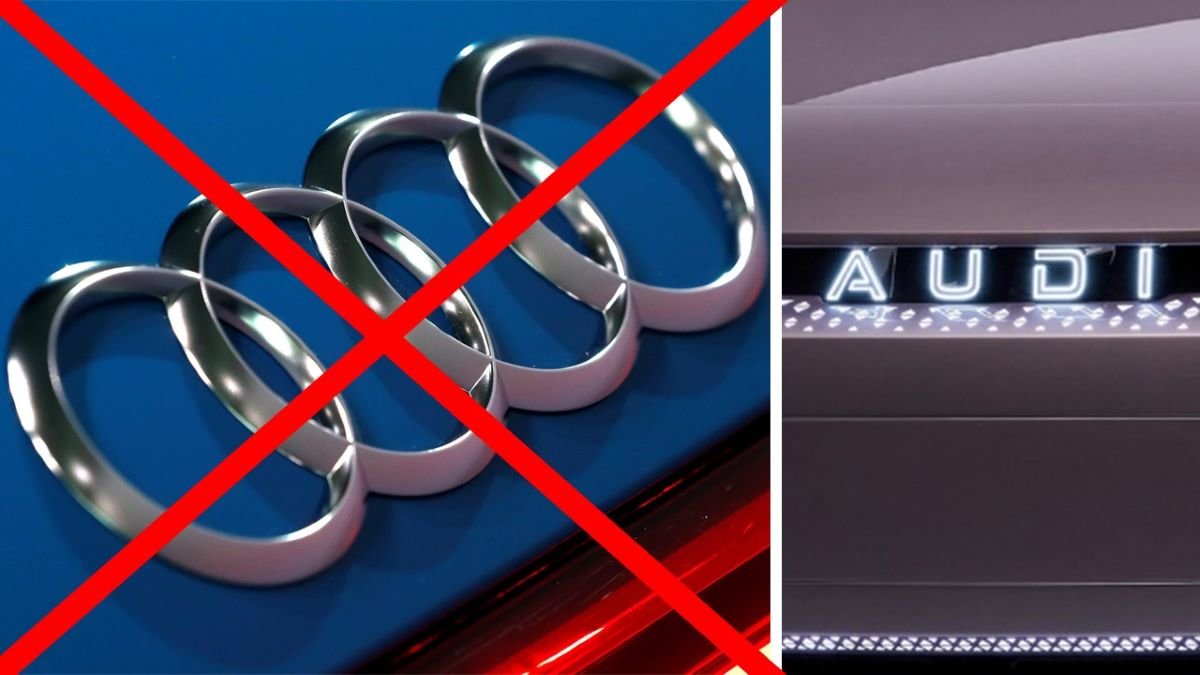 Audi går ifrån sitt klassiska emblem