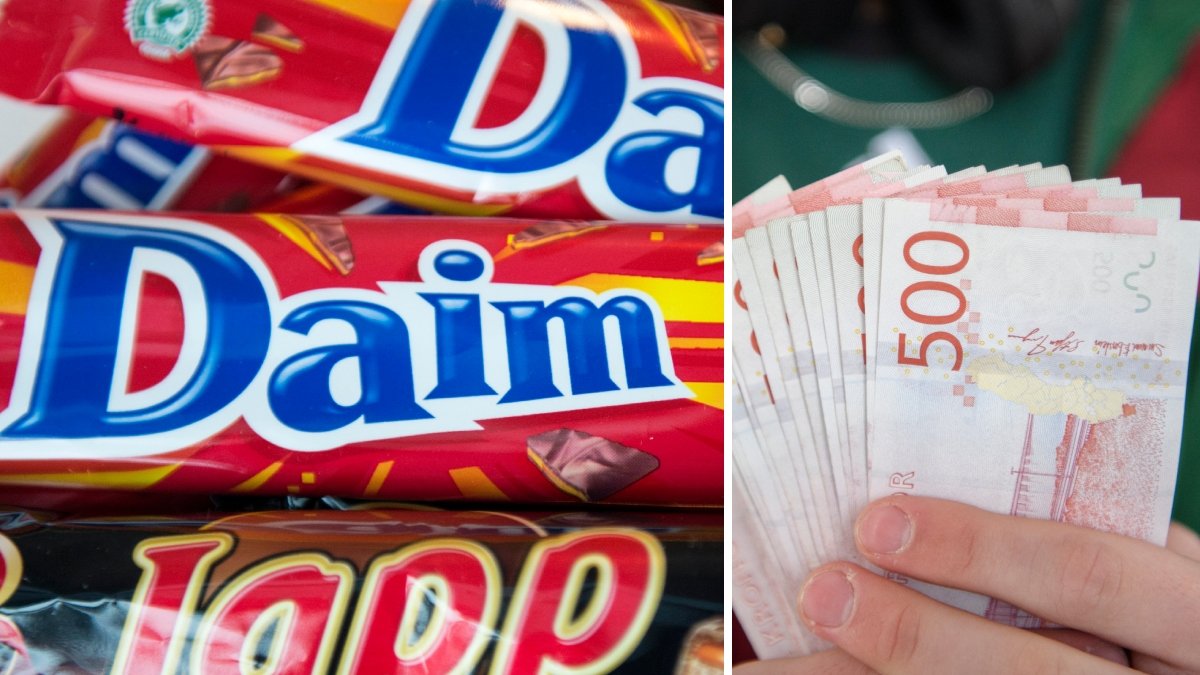 Köpte Daim för 14 kronor – fick faktura på 1 600 kronor