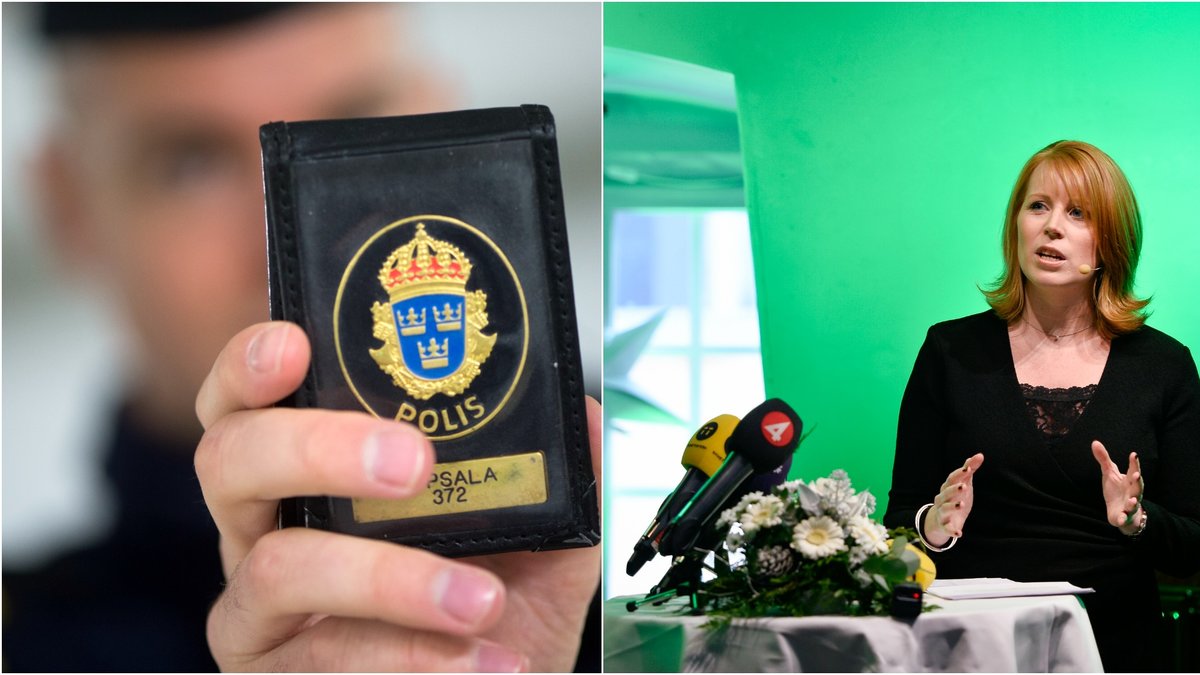 Annie Lööf och Centerpartiet vill anställa 1 600 fler poliser