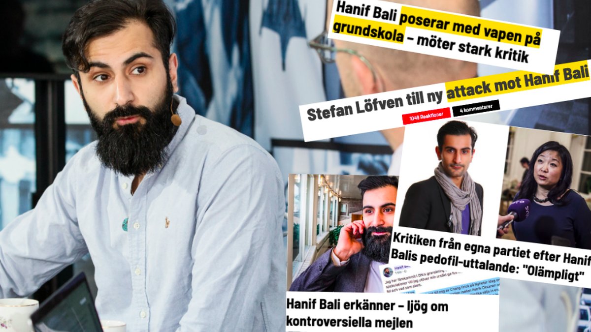 6 gånger Hanif Bali hamnat i rejält blåsväder