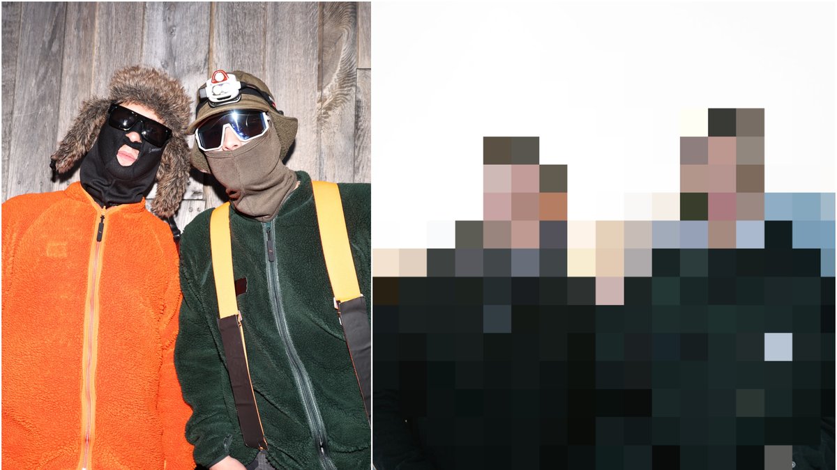 Hooja utan mask – så ser duon ut • Här är deras riktiga namn