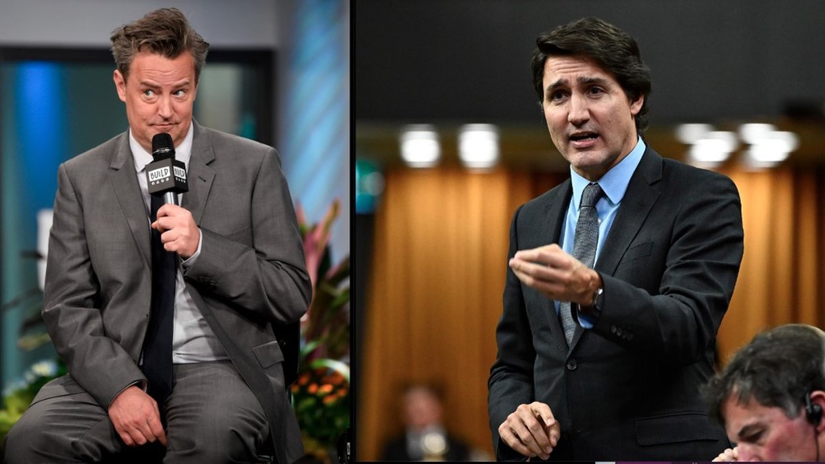 Justin Trudeau sörjer Matthew Perry